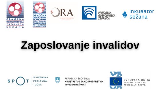 Zaposlovanje invalidov - Inkubator Sežana